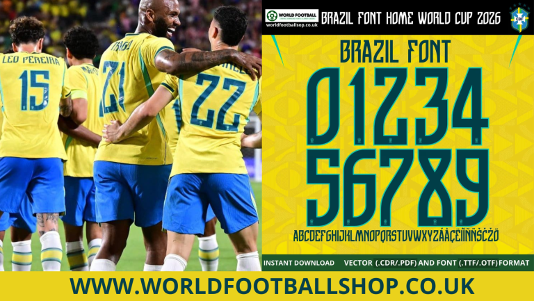Brazil Font Home World Cup 2026 | TTF, OTF & Vector (CDR, PDF) - World ...