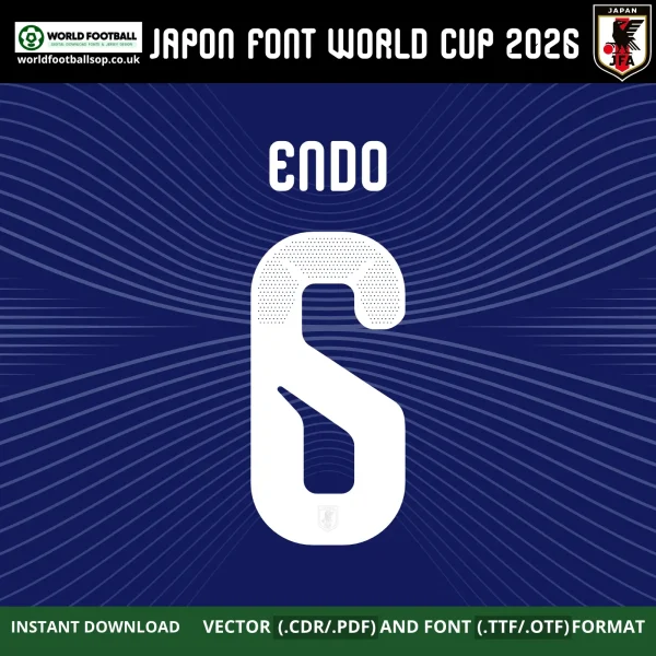 Japan Font World Cup 2026 | TTF, OTF & Vector (CDR, PDF) - World Football